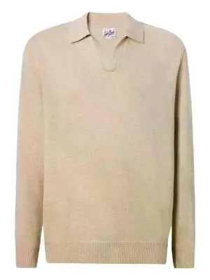 MC2 SAINT BARTH Polo-collar Sweater - Neutrals