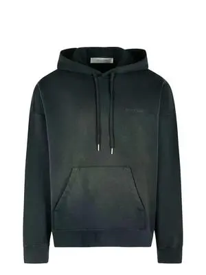 GOLDEN GOOSE Logo-embroidered Hoodie - Green