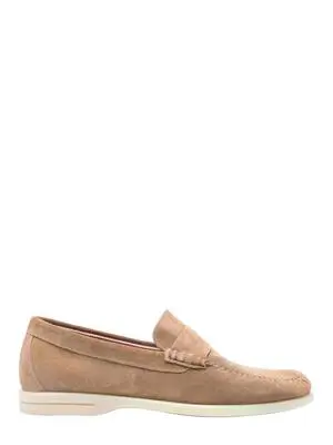 BALLY Suede Slip-On Loafers