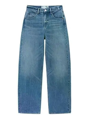 HEY JOANIE Arc Pocket Wide Leg Jeans - Blue