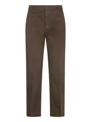 DONDUP Welt-pockets Trousers - Brown