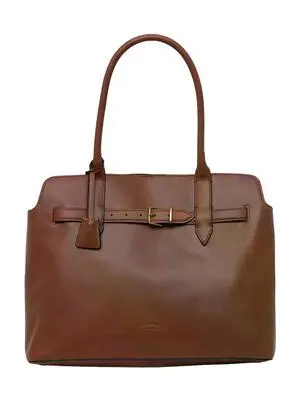 Marc O'polo Buckle Strap Tote Bag - Brown