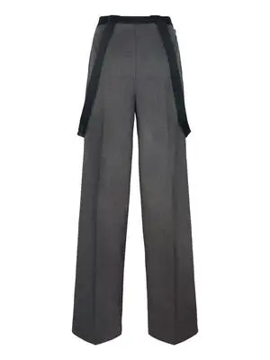 DONDUP Tecla Suspenders Trousers - Grey