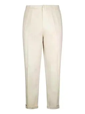 DONDUP Logo Trousers - Neutrals