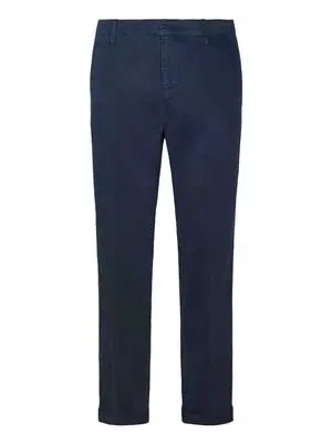 DONDUP Cuffed-hem Trousers - Blue