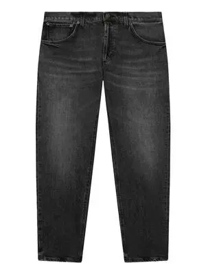 DONDUP Button-fastening Five-pocket Jeans - Black