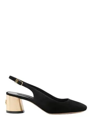 Casadei 60mm Round-toe Pumps - Black
