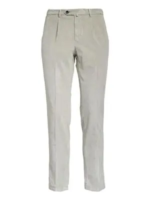 BRIGLIA 1949 Corduroy Pleated-front Trousers - Neutrals