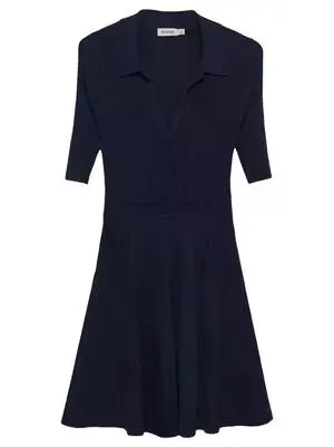 Simkhai Patricia Stitching Mini Dress - Blue