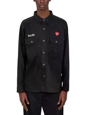 HUMAN MADE Embroidered Work Shirt - Black