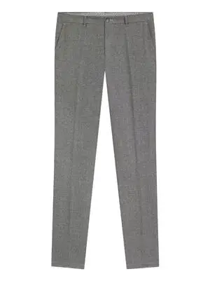 BOSS Herringbone Trousers - Grey