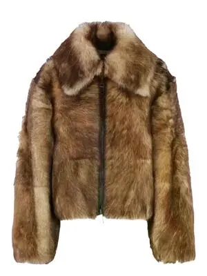 Co Shearling Short - Brown