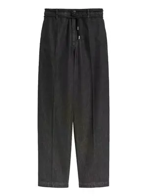 Max Mara Drawstring Trousers - Black