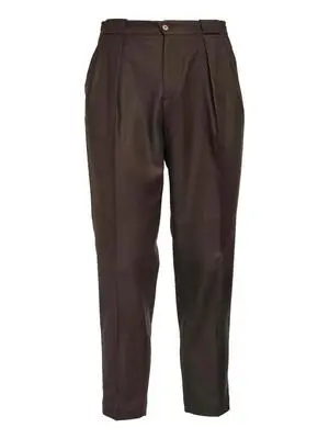 BRIGLIA 1949 Pleated-front Tailored Trousers - Brown