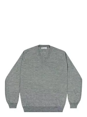 Brunello Cucinelli V-neck Sweater - Grey