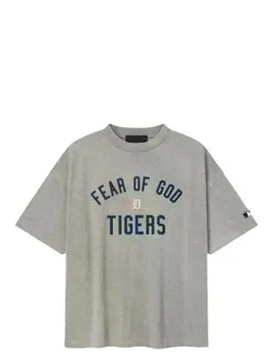Fear Of God X Mlb 90s Detroit Graphic T-shirt - Grey