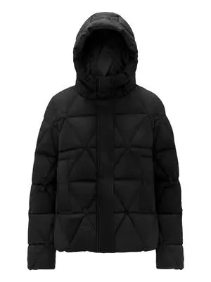 K-WAY Lethille Hooded Quilted Jacket - Black