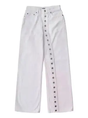 Jean Paul Gaultier Buttoned-up Jeans - White
