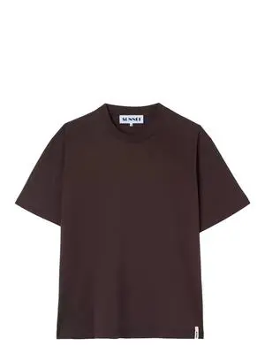 Sunnei Cotton T-shirt - Brown