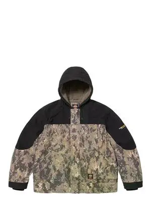 Supreme Hooded Work Jacket - Black