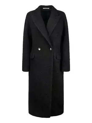 Tagliatore Double-breasted Coat - Black