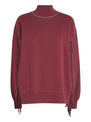 Goldbergh Organic Cotton-blend Frenzy Sweatshirt - Red