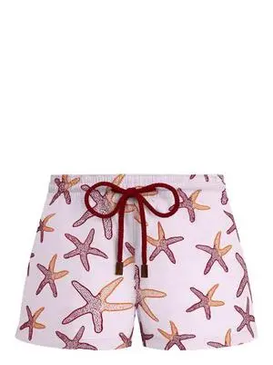 Vilebrequin Embroidered Starlettes Swim Shorts - Pink