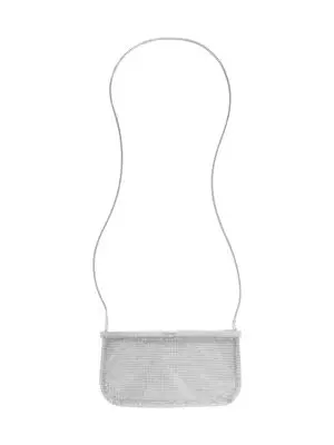 Calvin Klein Chainmail Shoulder Bag - Silver