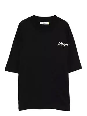 MSGM T-shirt Jersey - Black
