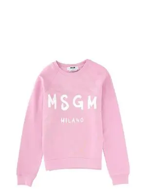 MSGM Sweatshirt With Logo - Pink