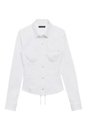 Balenciaga Corset Shirt - White