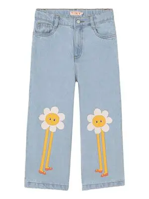 TINYCOTTONS Printed Jeans - Blue