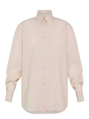 FORTE_FORTE Striped Button-down Shirt - Neutrals
