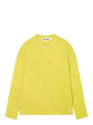 Sunnei Crew-neck Sweater - Yellow