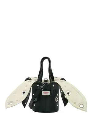 CHARLES JEFFREY Eyelet-detail Tote Bag - Black
