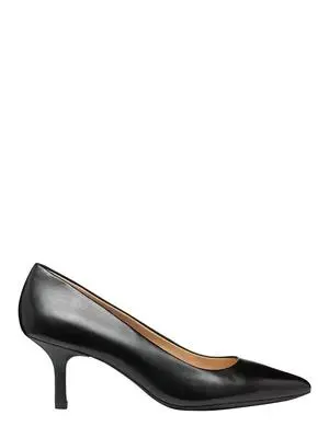 Geox 60mm Kleopy Calf Leather Pumps - Black