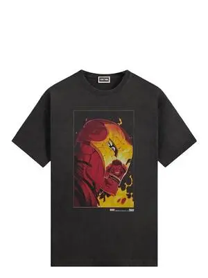 Kith X Marvel Red Hulk Vintage Tee Shirt - Black