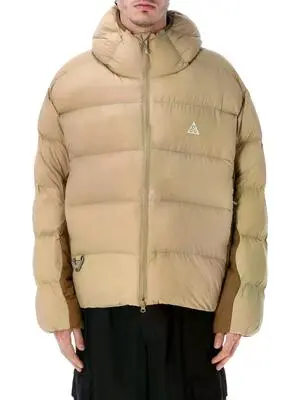 Nike Logo Hooded Jacket - Neutrals