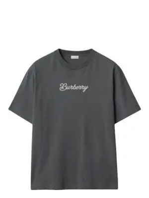 Burberry Wordmark T-shirt - Magnet