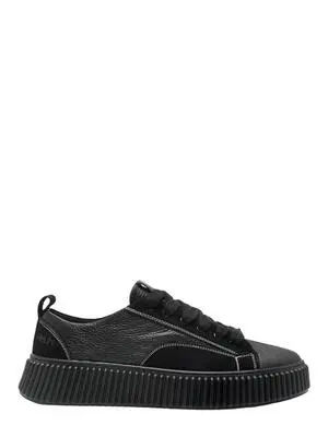 RHUN Textured Sole Trainer - Black