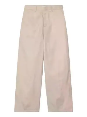 Carhartt Work In Progress Omak Logo-patch Trousers - Neutrals