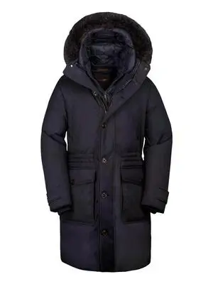 MOORER Helsinky Coat - Blue