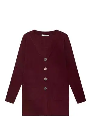 Malìparmi Button Patch Pocket Cardigan - Red