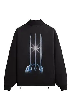 Kith X Marvel Wolverine Nelson Quarter Zip - Black