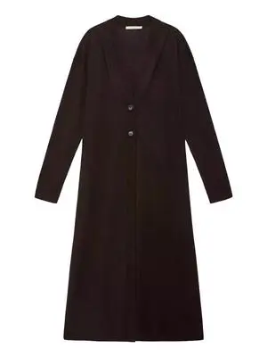 Malìparmi Button-front Knit Coat - Brown