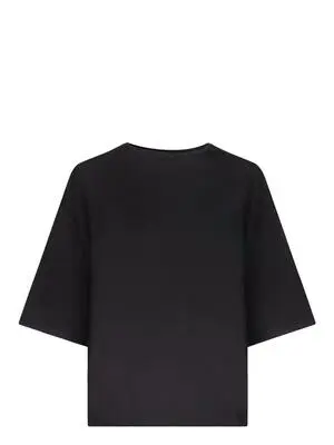 Loulou De Saison Drop-shoulder T-shirt - Black