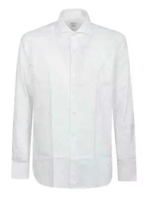 ORIAN Point-collar Cotton Shirt - White