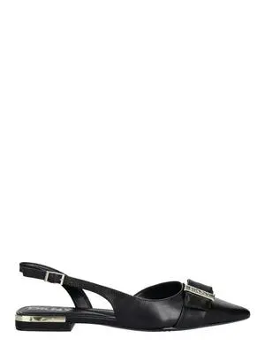 Dkny Buckle Slingback Ballet Flats - Black