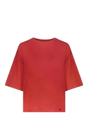 Loulou De Saison Drop-shoulder T-shirt - Red