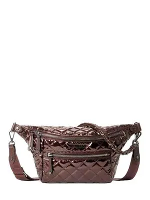 Mz Wallace Small Quilted Belt Bag - Red